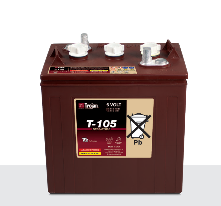 TROJAN T-105 Deep-Cycle Flooded Batteries - Simeri in English
